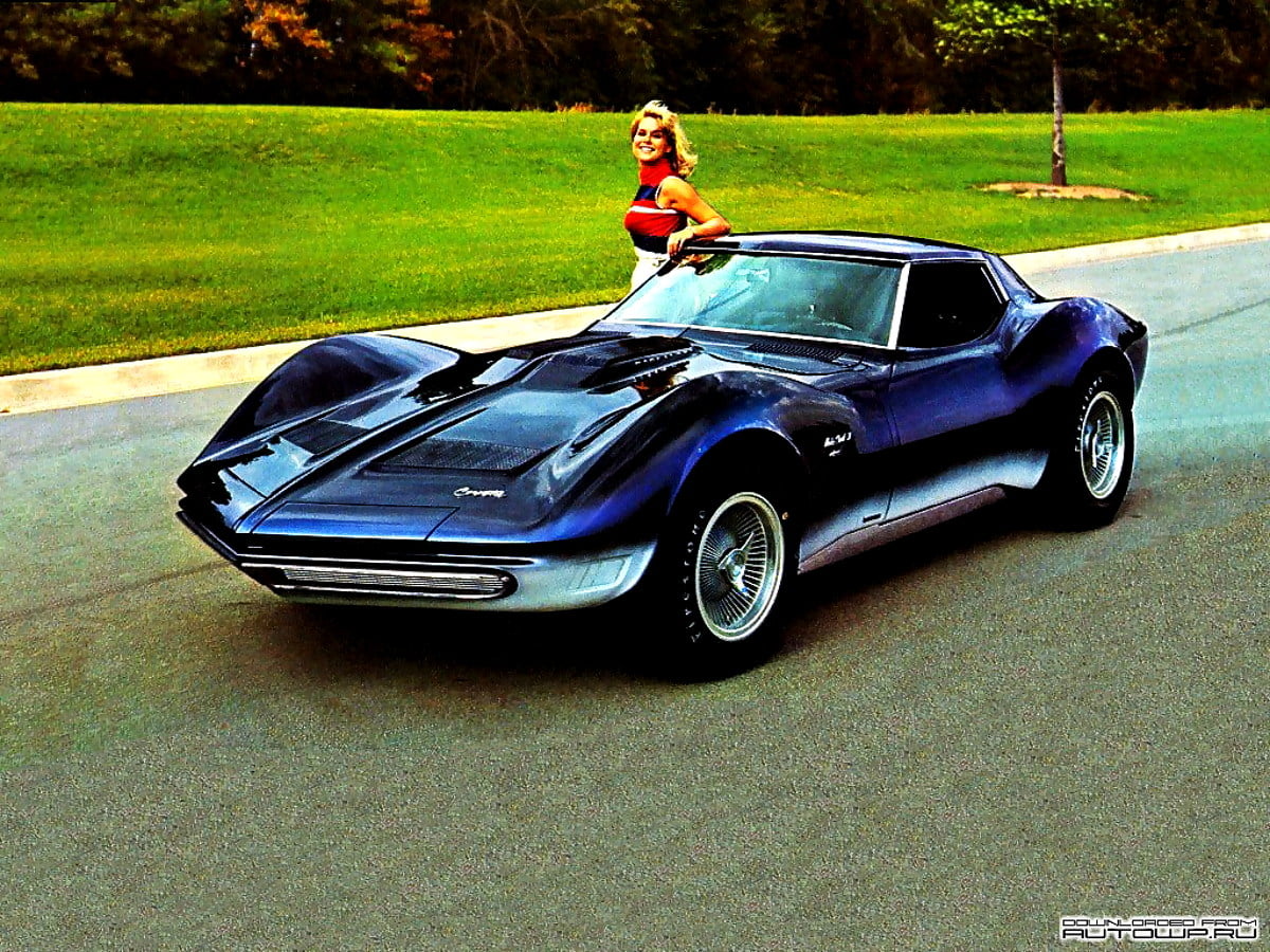 Tapeta na telefon macbook Samochody Retro, Samochody, Corvette Mako ...