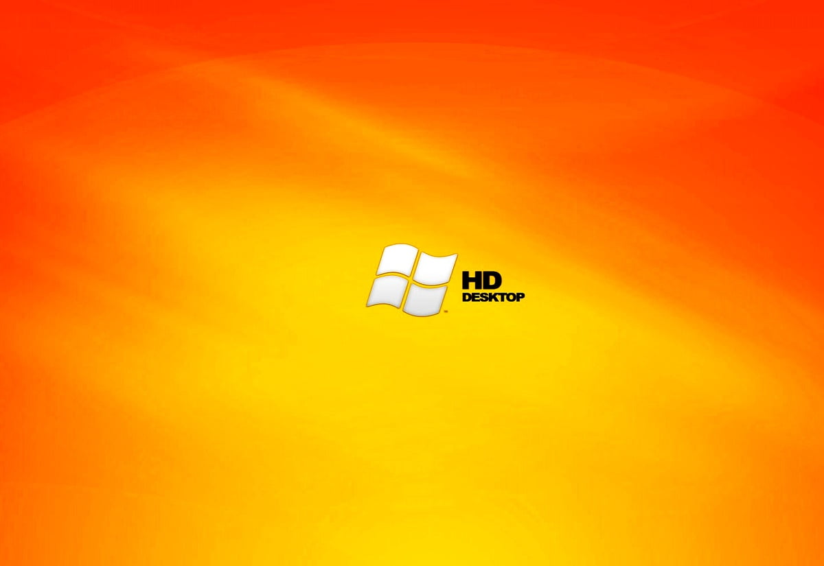 Estetyczna tapeta na telefon Windows 7, Pomarańczowe, Logo | Darmowe ...